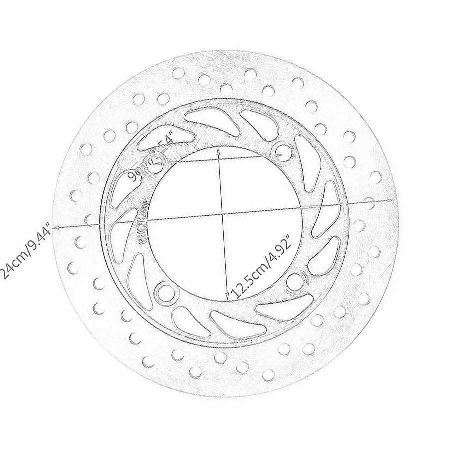 Motorcycle Brake Rotor for honda Brake Disc Rotor Motorcycle for CB-1 ...