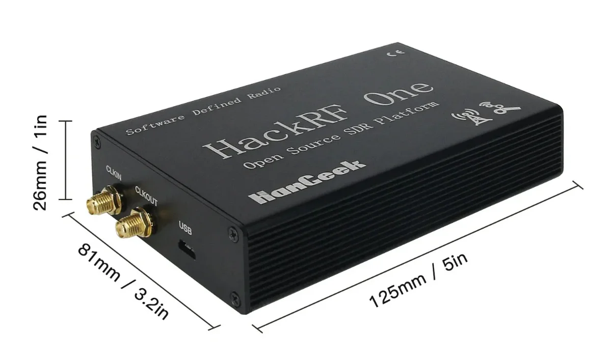 Hackrf One 1mhz-6ghz Sdr Development Board Open Source Sdr Platform V1.9.1 Radio Receiver For ...