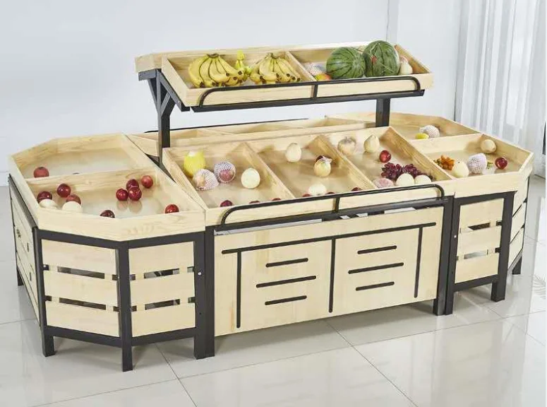 JIACHENXIN Supermarket Fruit and Vegetable Racks - Free Combination