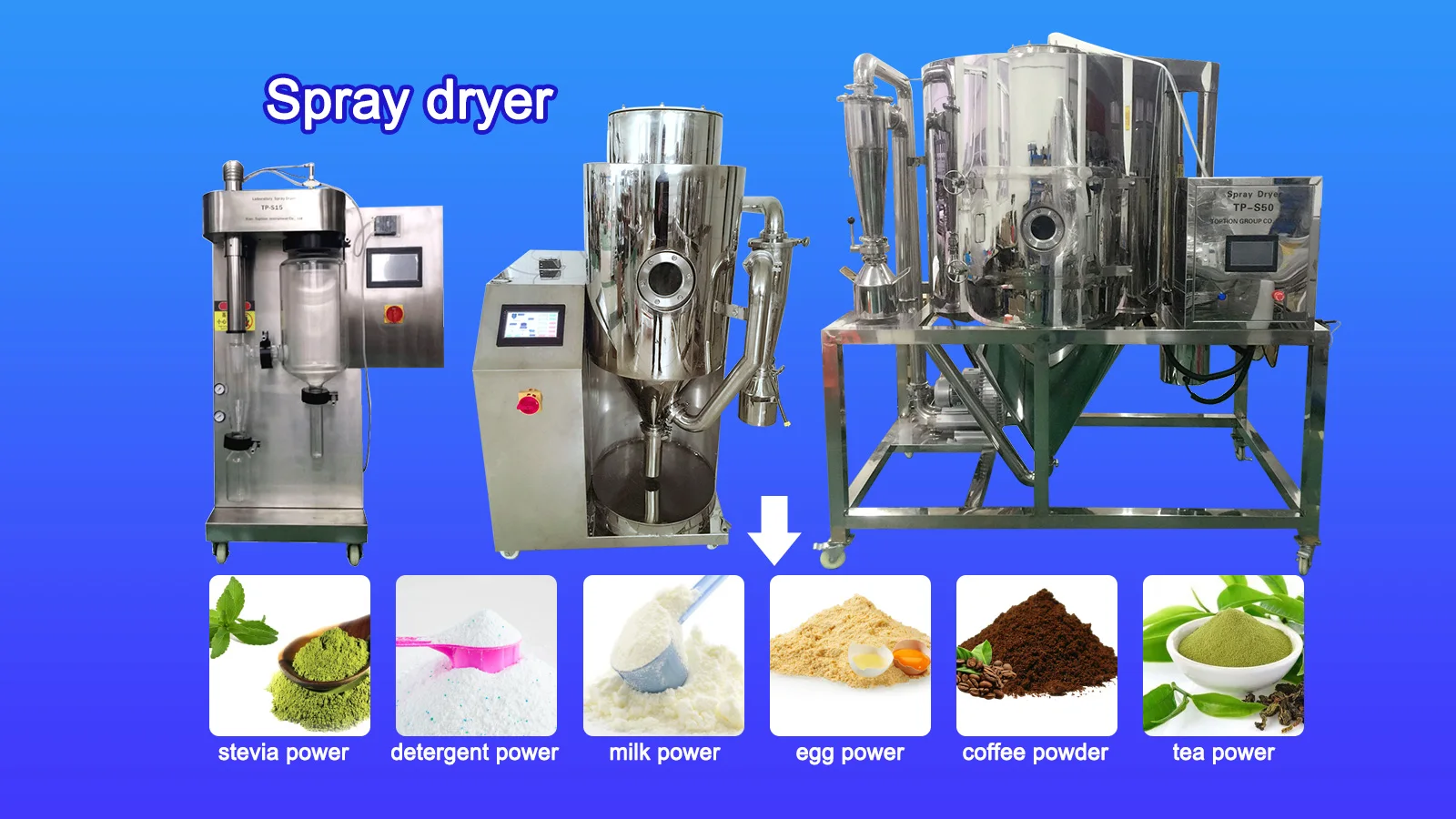 Mini Industrial Milk Powder Making Machine Egg Coffee Lab Spray Dryer ...