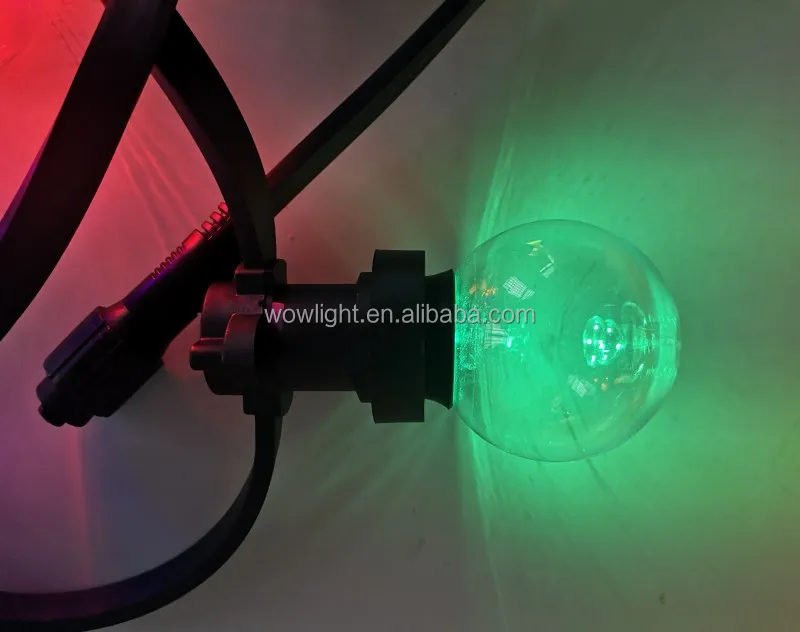 220v G60 Clear Pc Shell Bulb Smd Color Bulb B22 Festive Lights Running ...