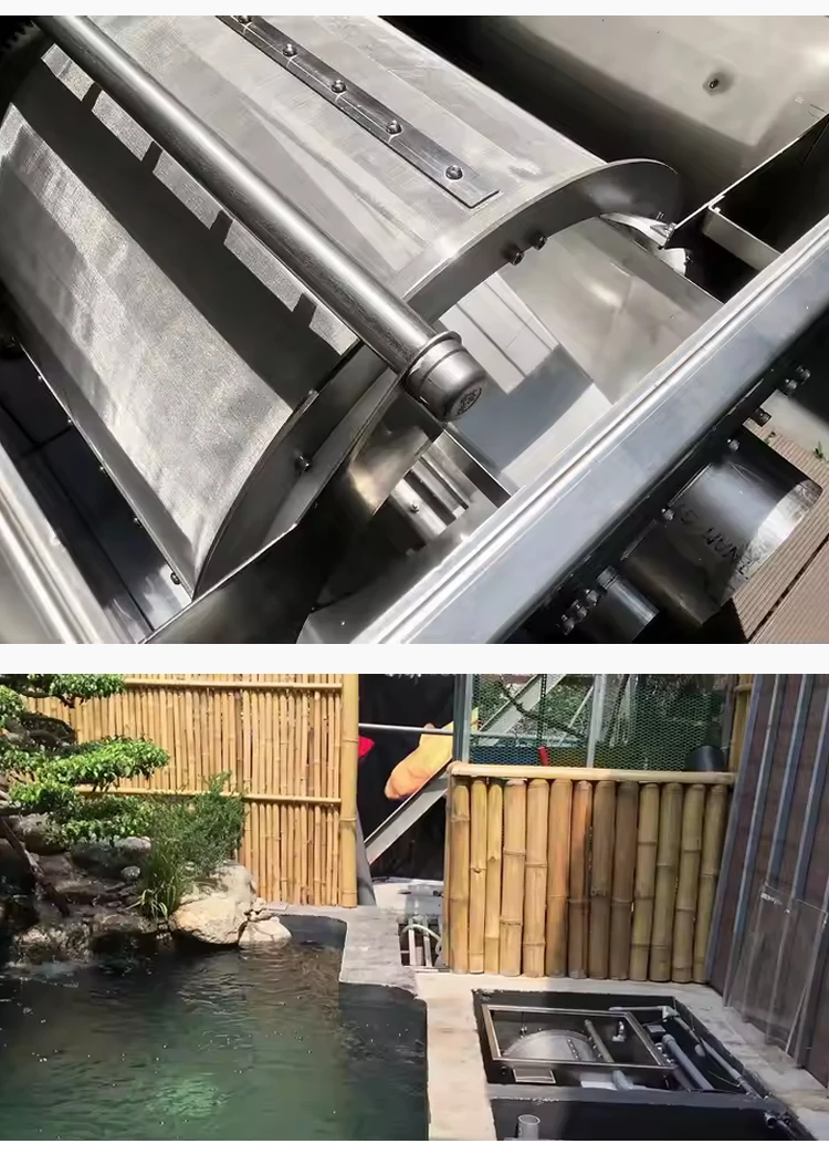 High Efficiency Stainless Steel Drum Filters for Purification