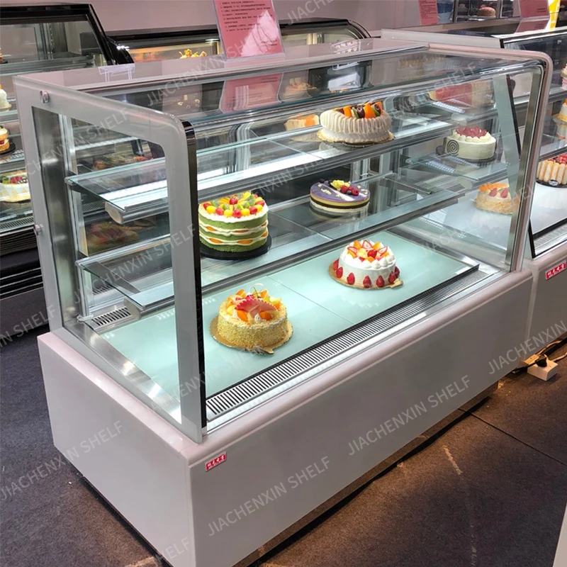 Cake Showcase Fridge Bakery Pastry Cake Stand up Display Refrigerator ...