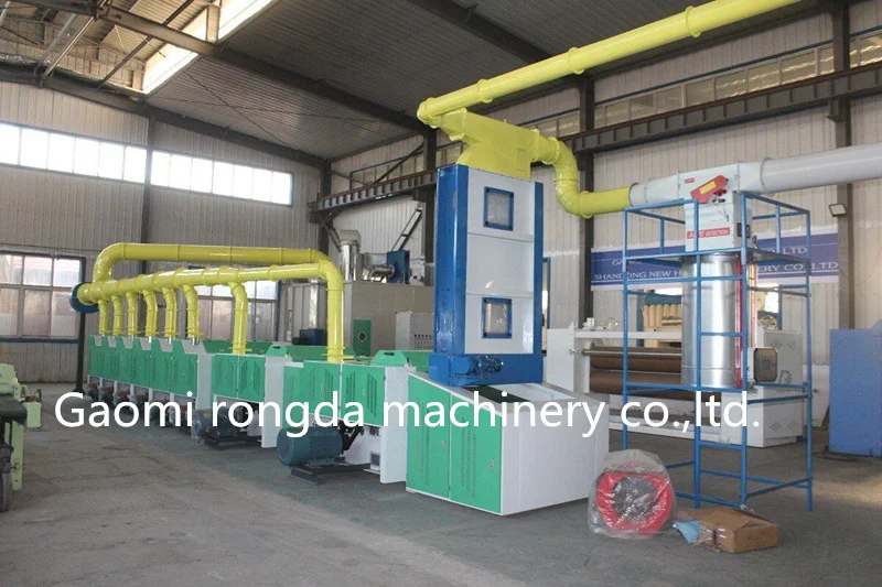 Textile Waste Tearing Machine Spinning Yarn From Old Clothes Cotton ...