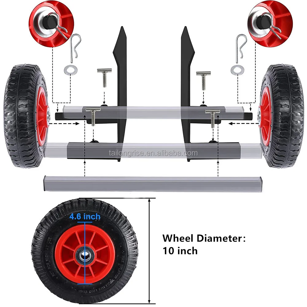 Adjustable Material Handling Panel Dolly - 600LB Capacity