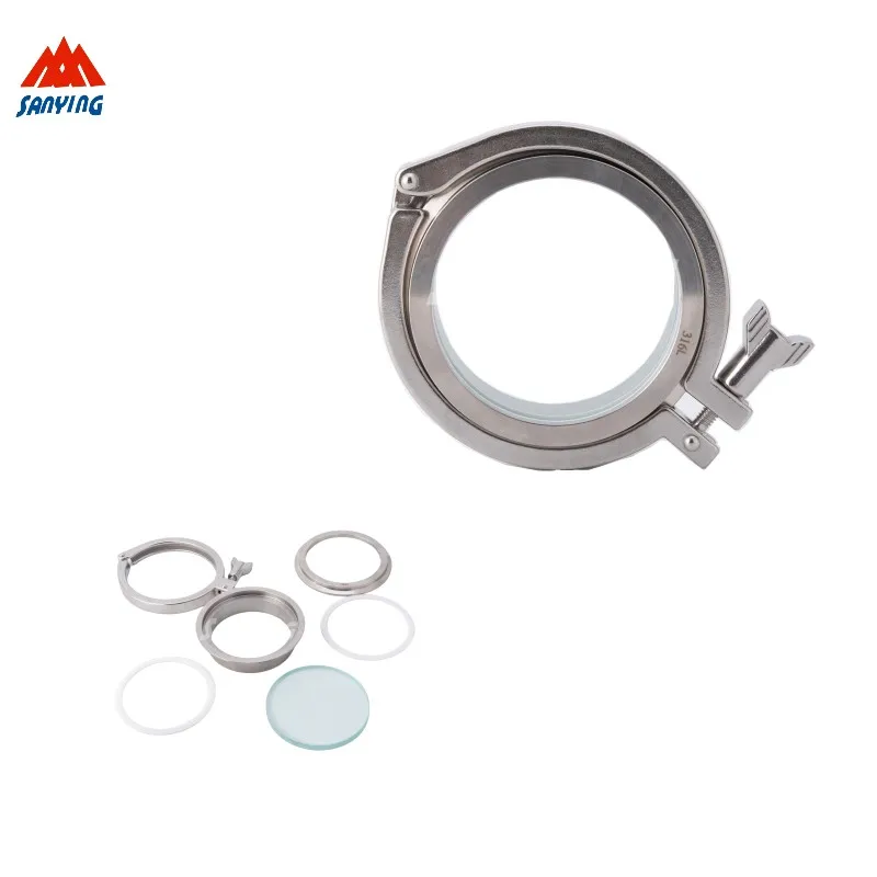 Sus304 Ss316 Tri-clamp Observe Tank View Union Sight Glass With ...