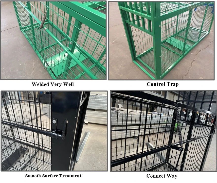 High Quality 3-Door Feral Hog Trap for Effective Wild Hog Control ...