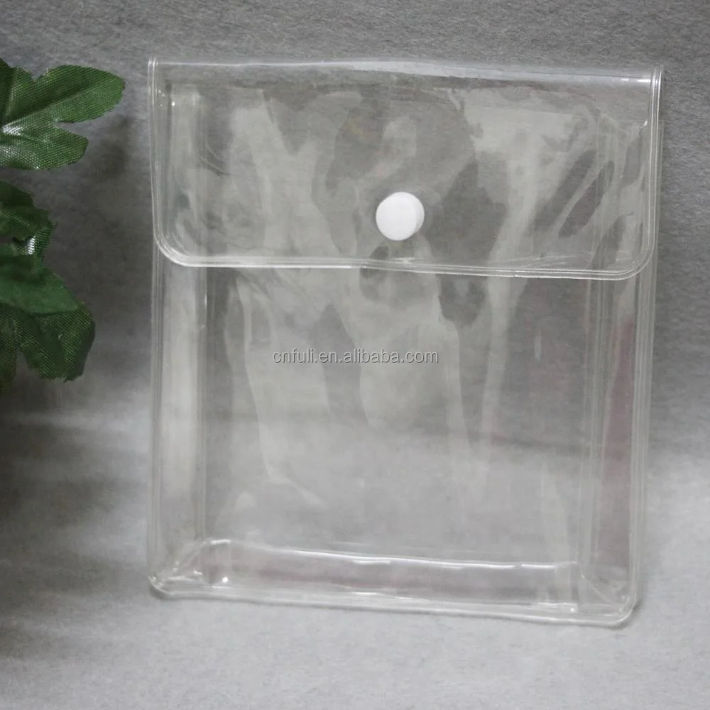 Customized Transparent Soft Pvc Document Pouch File Pocket Slipcase ...