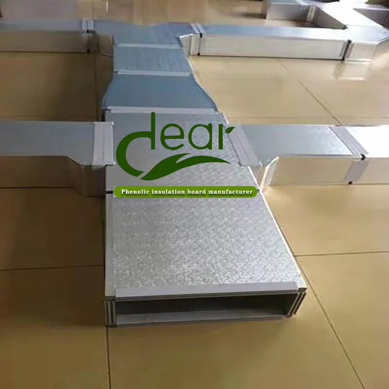 Durable Pre Insulated Ducting Panel Phenolic Duct For Air Conditioning ...