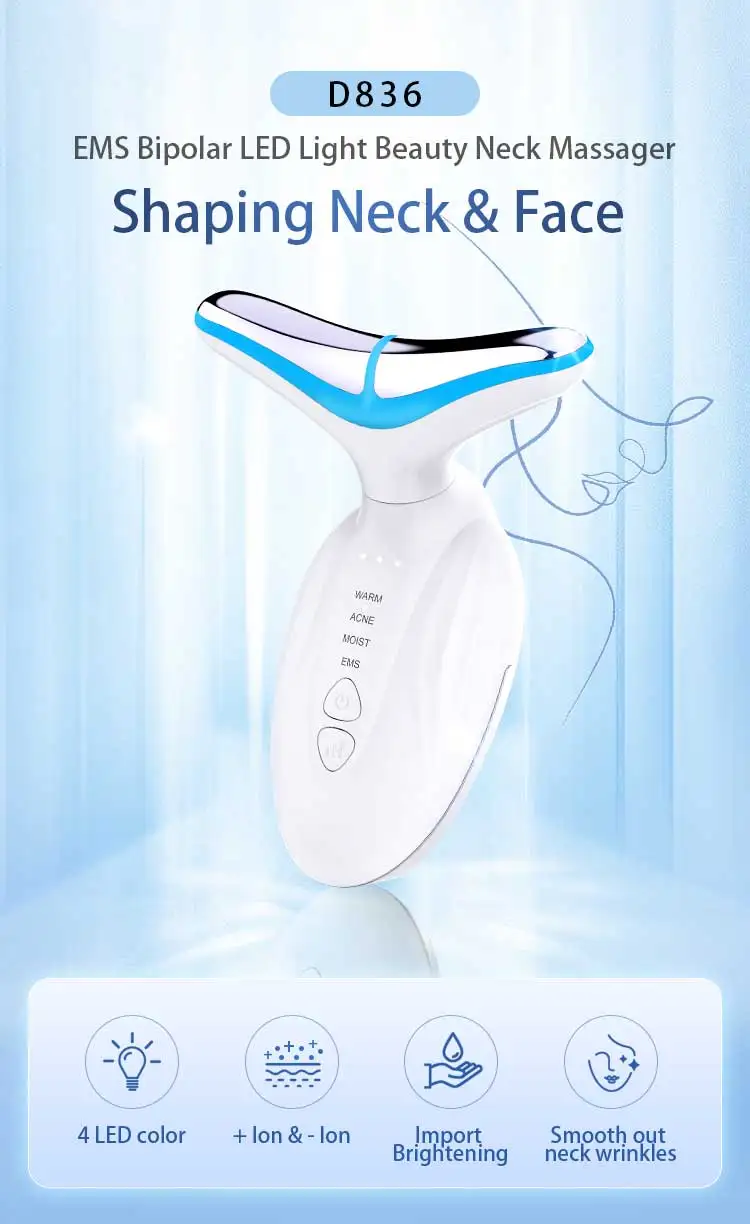 Oem Microcurrent Massage Pure Facial Lift Device Led Photon Skin ...