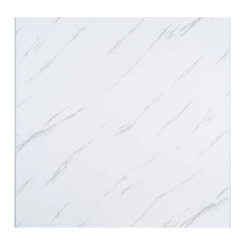 Light White Marble Pvc Wall Panel 2400mm X 1000mm Plastic Wall Cladding ...