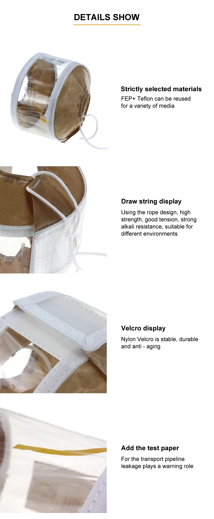 Pvc Transparent Safety Spray Shields Flange Guards With Ph Test Flange ...