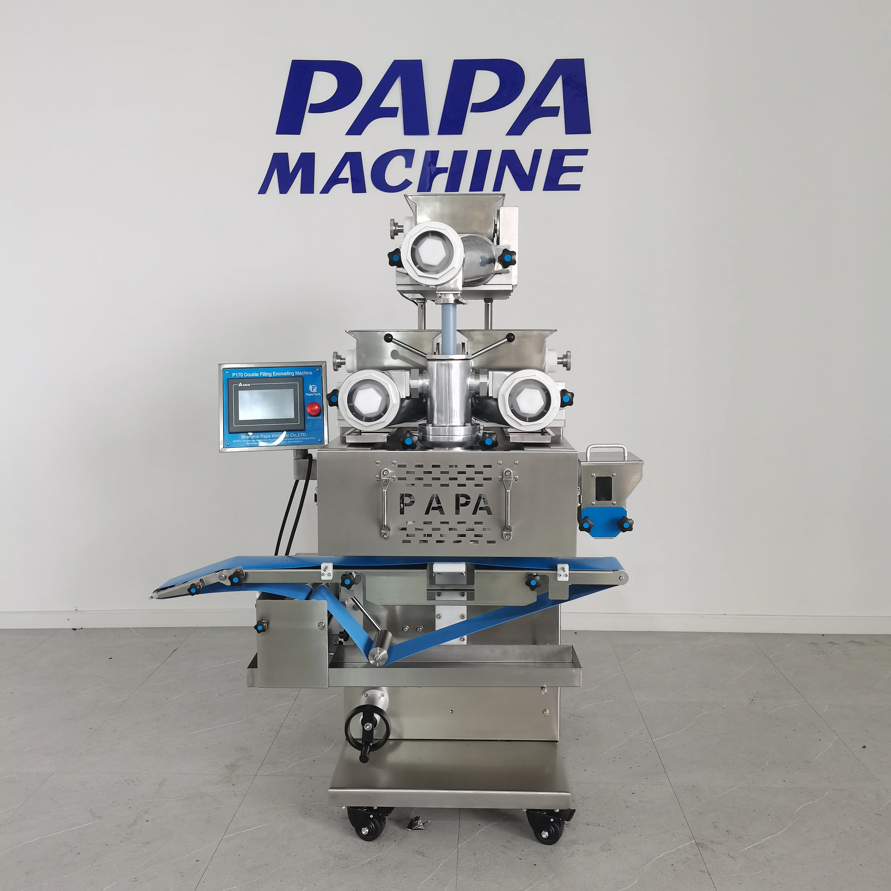 Papa New Launched P190 Croquette Encrusting Machine