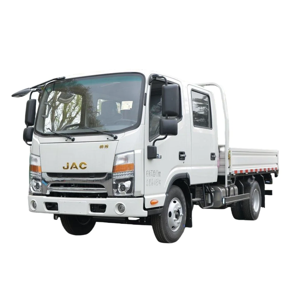 New JAC Double Cabin Cargo Truck 4 Ton 4x2 for Logistics Transportation ...