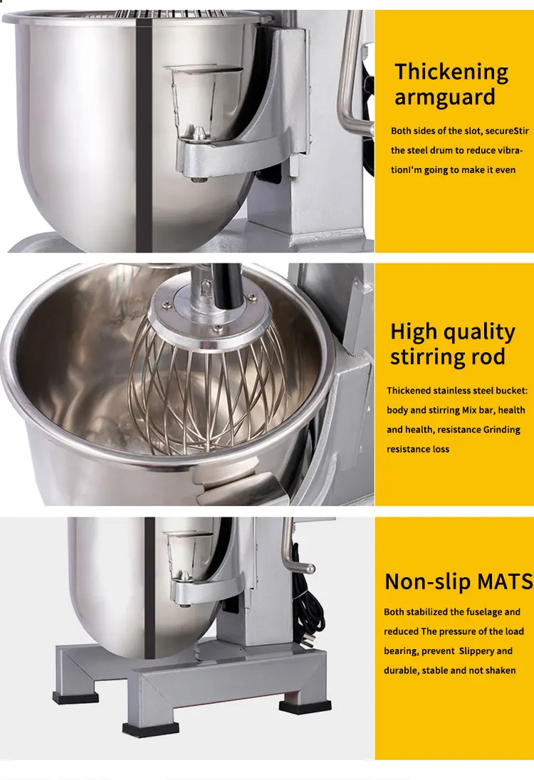 Commercial Dough Mixer Cake New Arrival Bakery Machines 20l 30l Spiral ...
