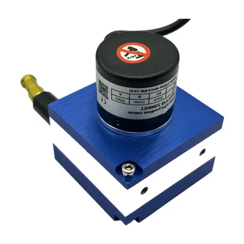 2000mm Incremental Linear Encoder Draw Wire Displacement Sensor Output ...