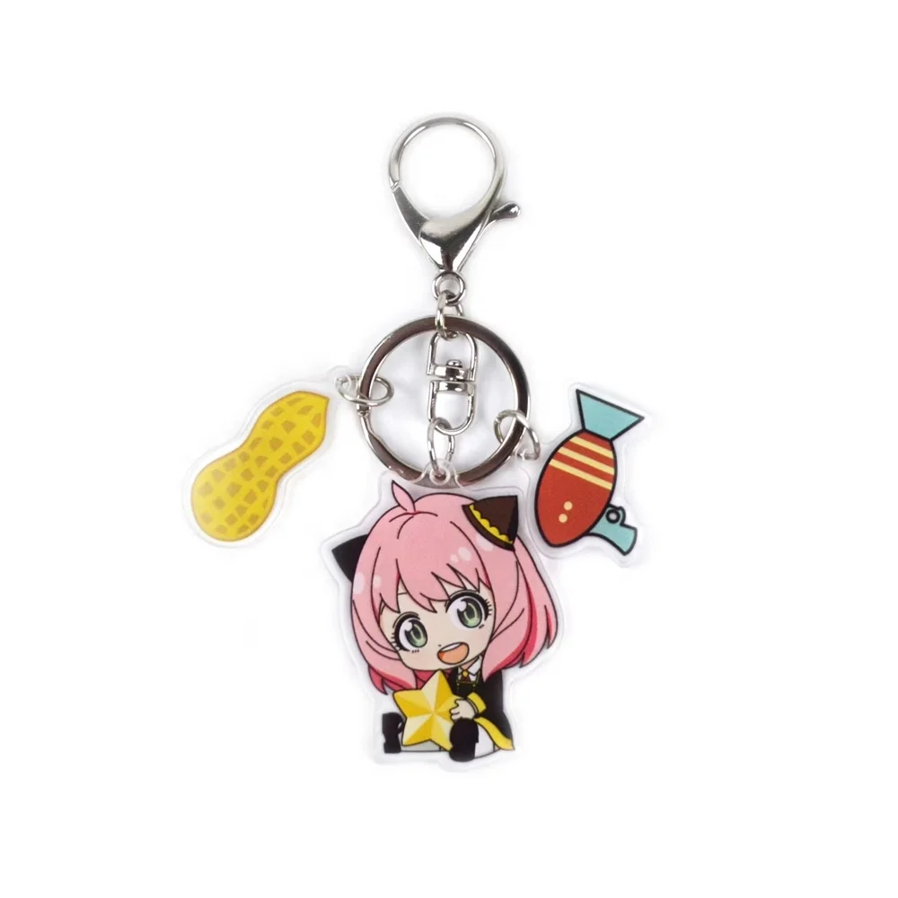 Acrylic Keychain Spy X Family Anime Figure Twilight Loid Forger Anya ...