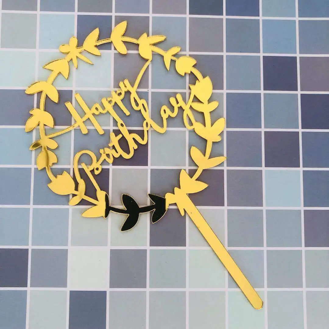Happy Birthday Paper Cake Topper - High Quality Supplies