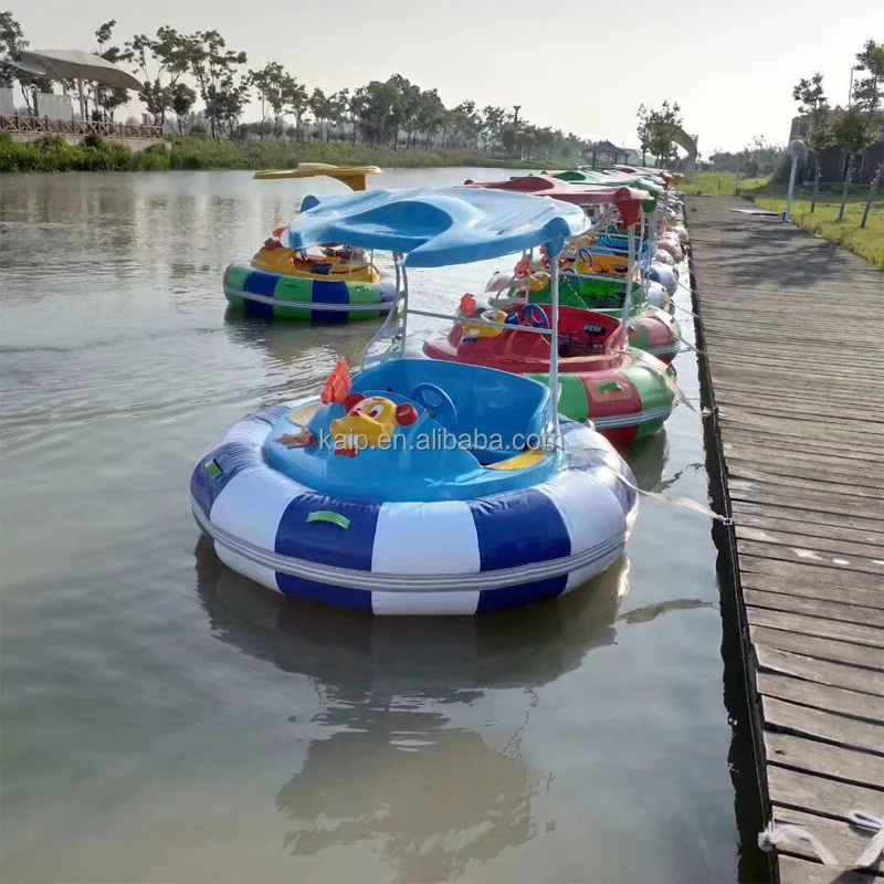 Summer Water Park Motorized Fiberglass Electric Bumper Boat To ...
