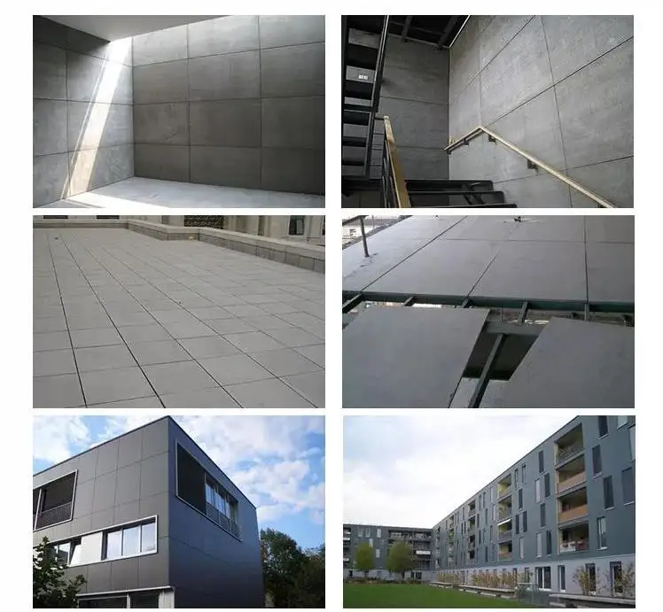 Fibre Cement Board Wood Grain Fiber Cement Panel External Wall Siding ...