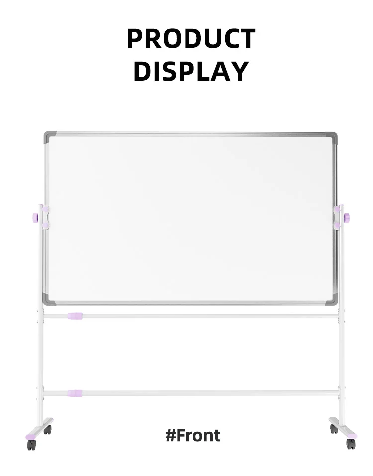 Adjustable Movable Aluminum Frame Double-Sided Whiteboard ...