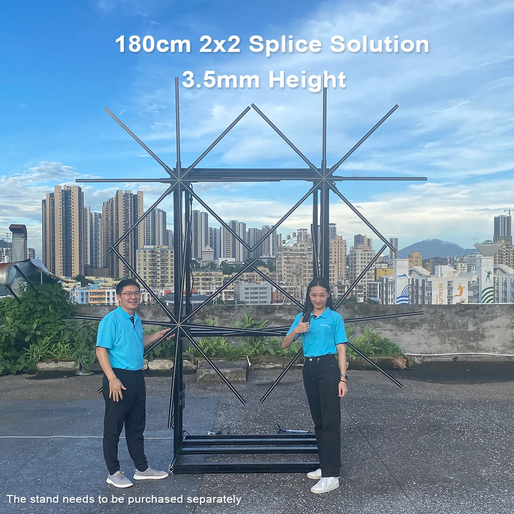 180cm 2x2 3D Splicing Hologram Projector - Cloud Control Wifi