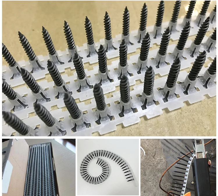3.9x25 Steel Self Tapping Collated Screw Gypsum Plastic Strip Bugle ...