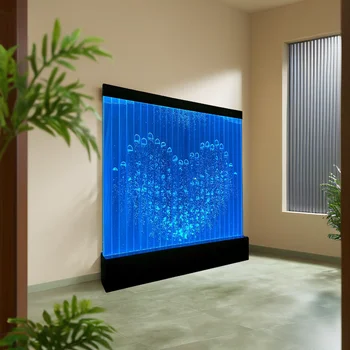 Customized Digital Programmable Freestanding Acrylic Water Bubble Panel Used As Room Screen ...
