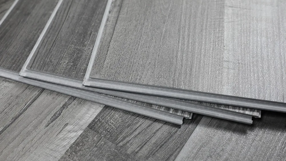 Lvp 5mm Lvt Waterproof Plastic Tiles Wood Look Vinyl Plank Pvc Click ...