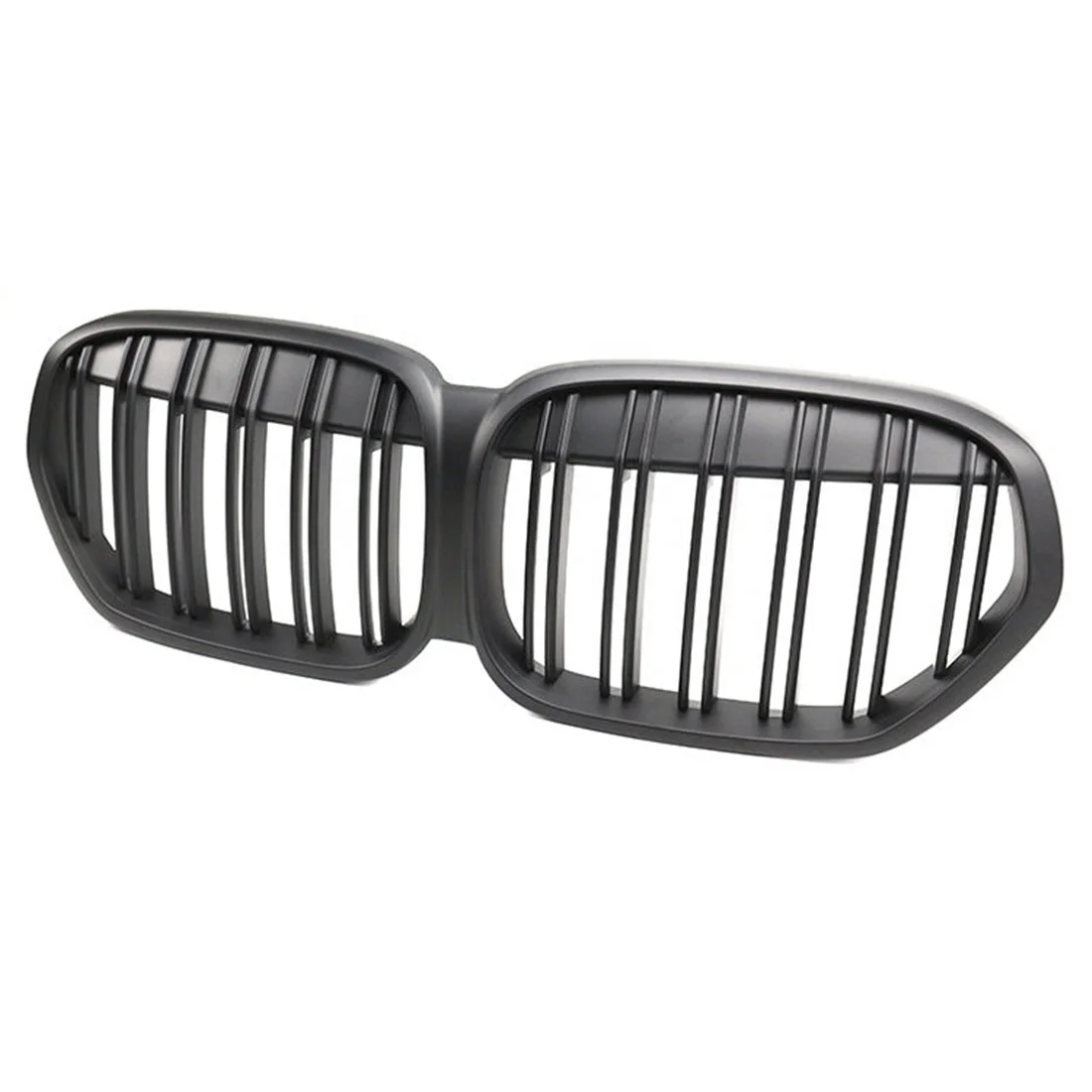 Auto Body Kits Mesh Guards Grille ABS Material Matte Black Dual Slat ...
