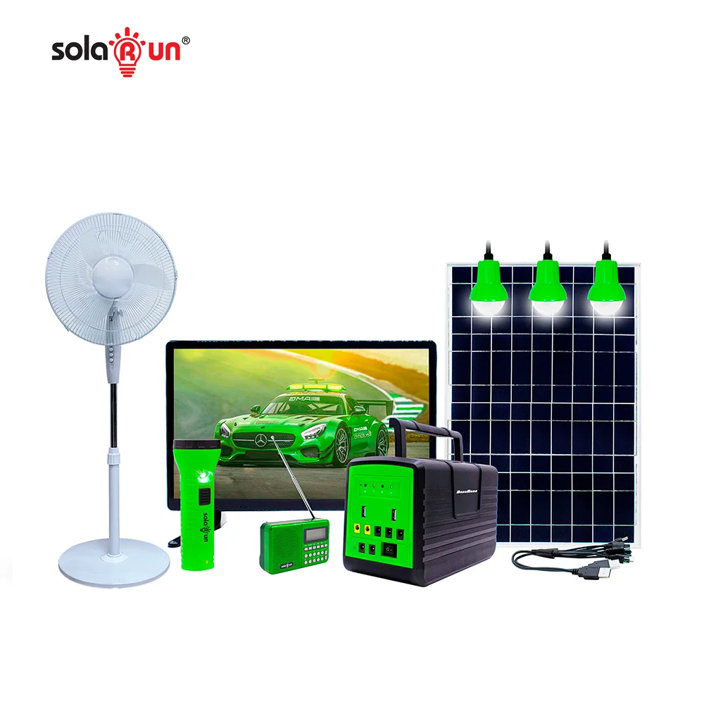 Off-grid Solar Power Running Sew Machine,Fridge,Freezer,Barbing Kit ...