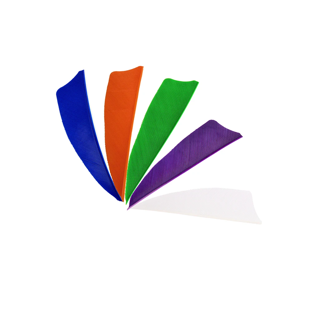 3 Inch Arrow Vanes - Natural Fletching for Archery Success