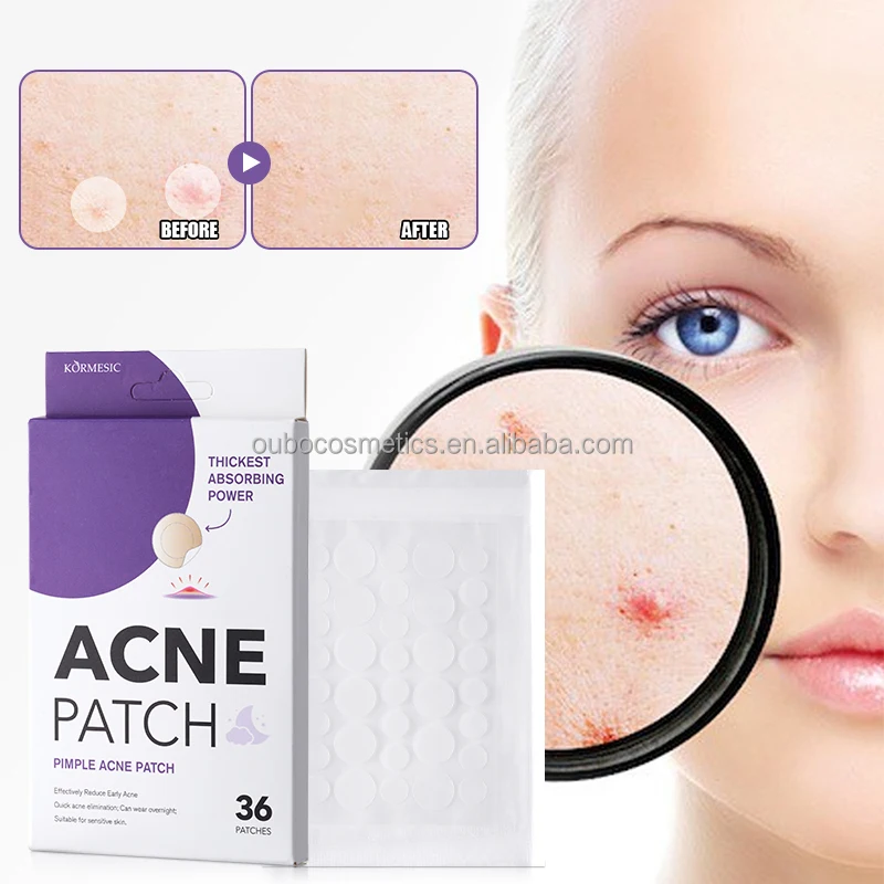 Kormesic Customize Medical Invisible Spot Sticker Hydrocolloid Acne Pimple Cover Patch For ...