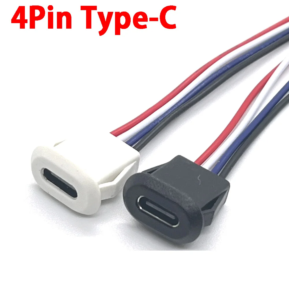 4pin 6pin USB Type C Connector - High Current Fast Charging