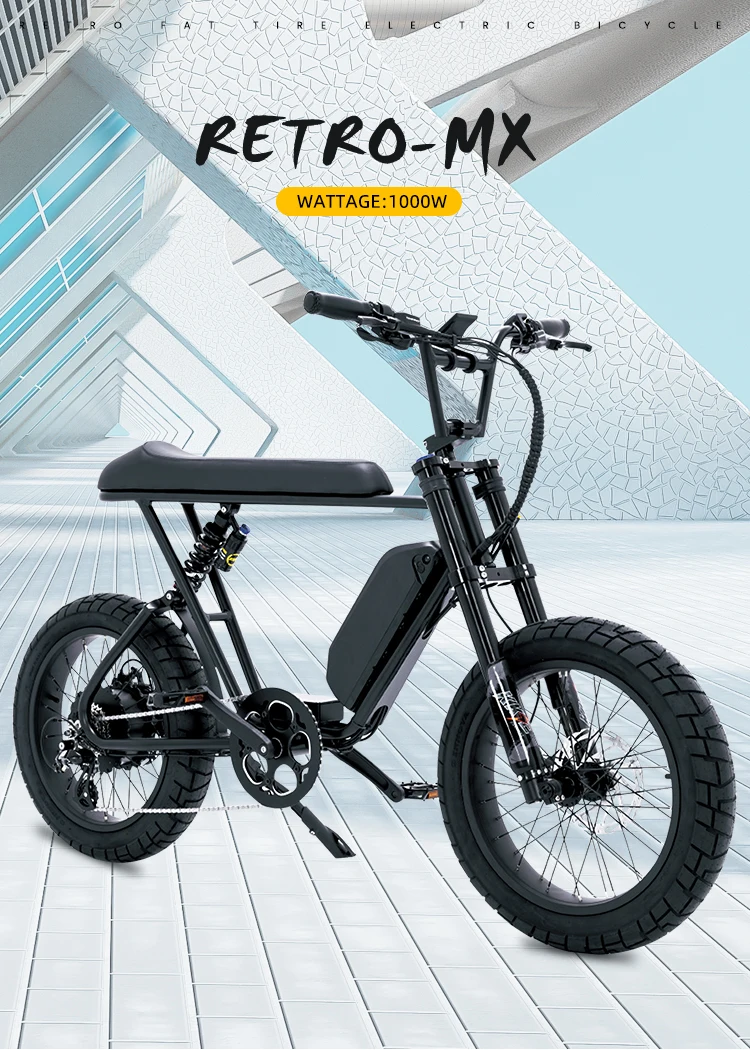 2023 Mario Ebike 1000w Mac Motor 55km/h 1000 Watt Retro Vintage Double ...