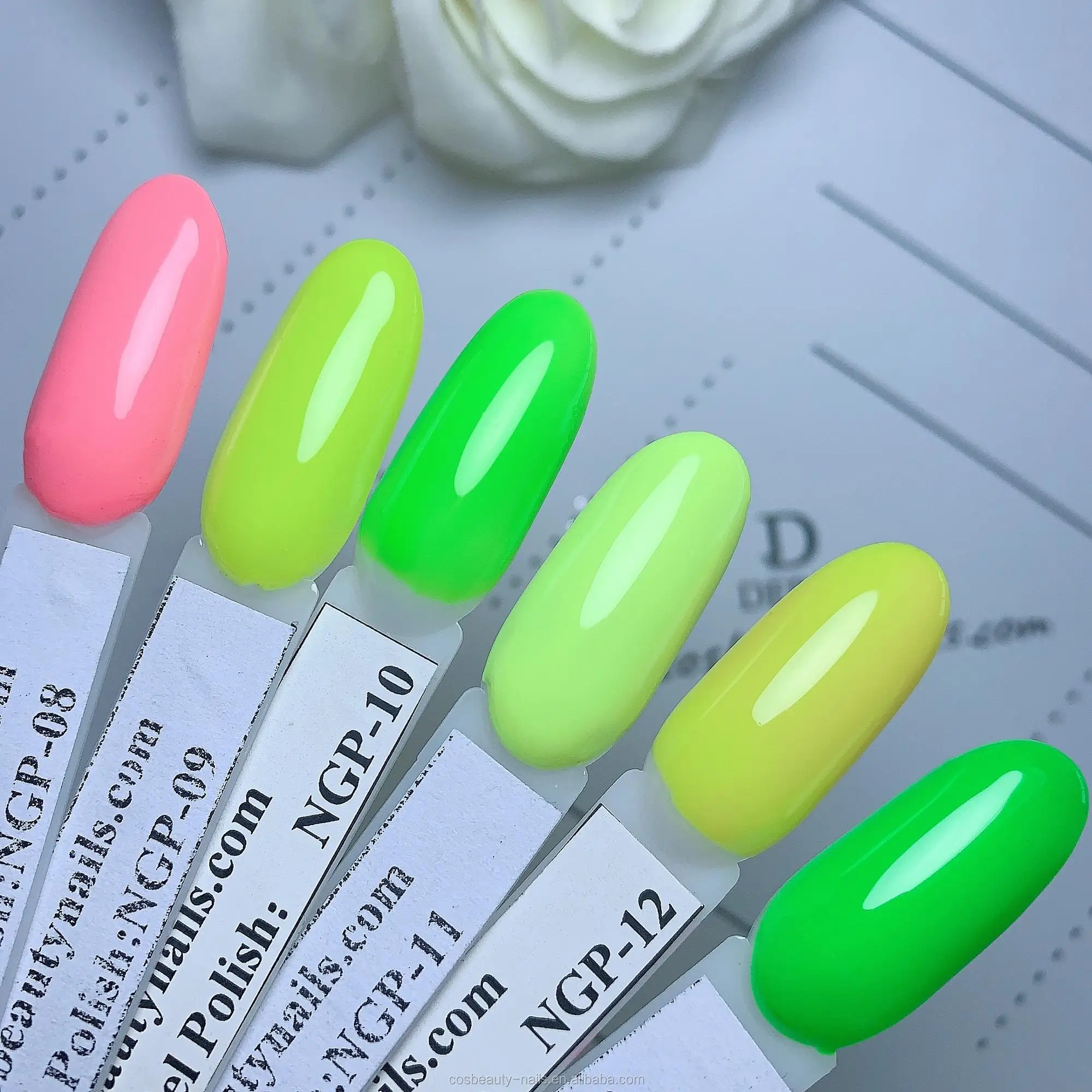 Neon Nail Polish Art