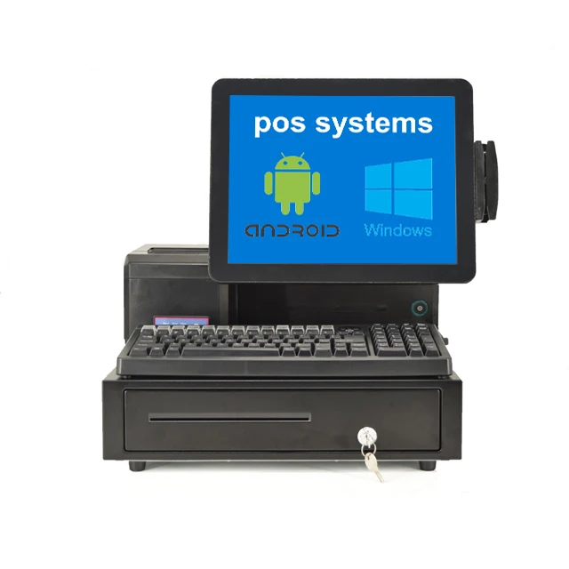 Taixun Supermarket Touch Screen Cashier Equipment with Cash Drawer