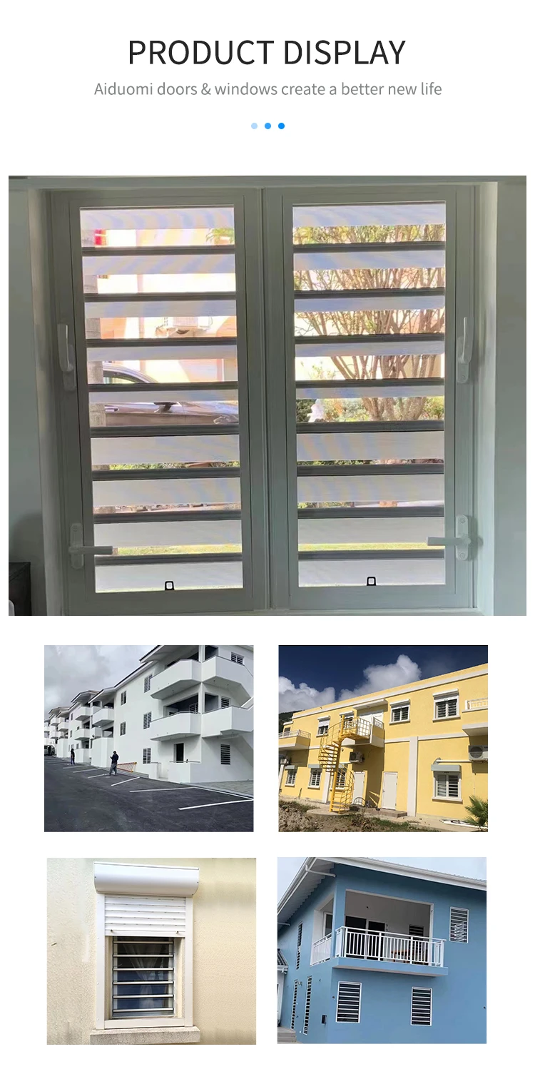 Caribbean Hurricane Impact Aluminium Glass Louver Windows Jalousie ...