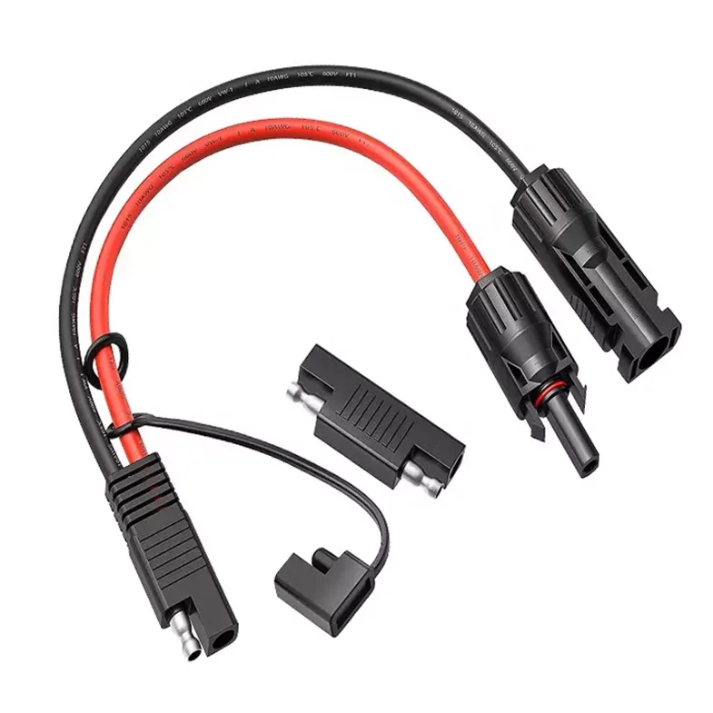 2 Pin SAE Plug Power Connector to O Ring Terminal Within Fuse Holder ...