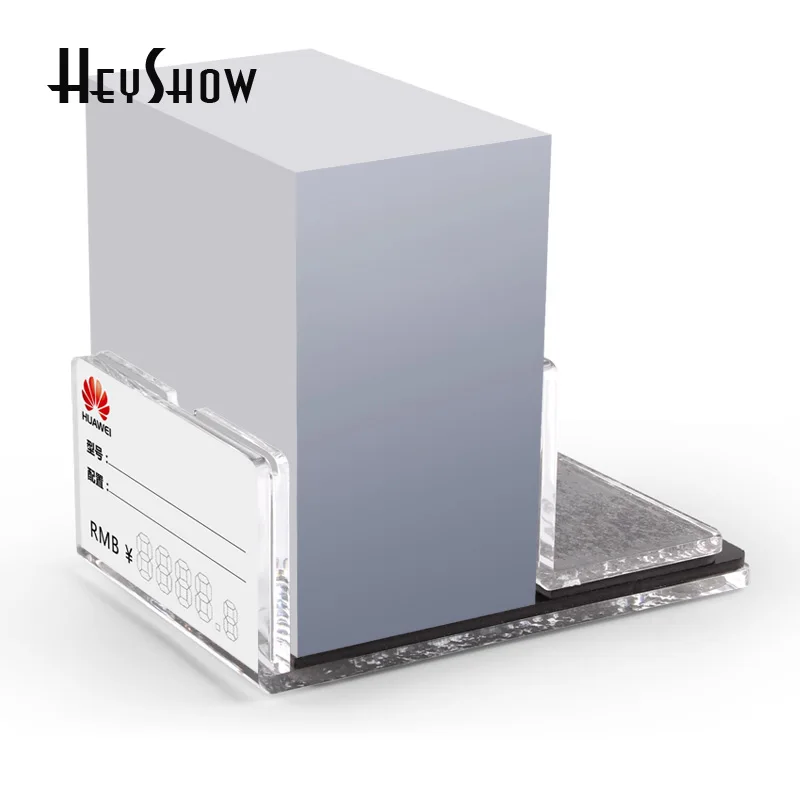 Huawei Price Tag Holder Box Display Acrylic Stand Headphone Price ...