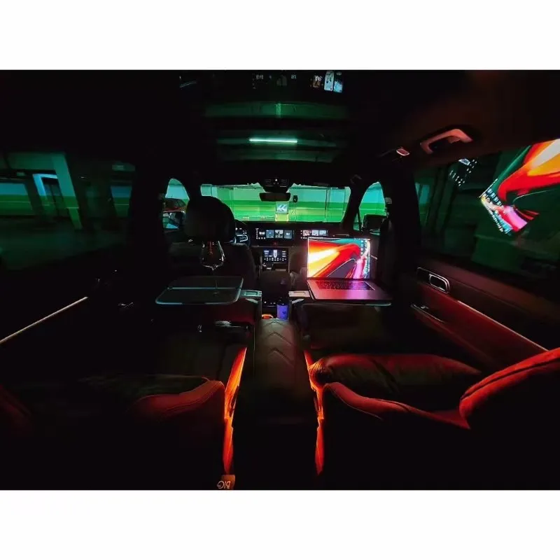 Manual Folding Table Two Side Table Square Table Car Interior Parts For ...