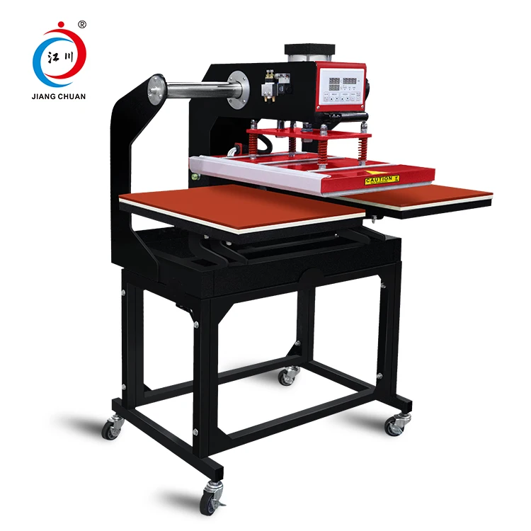 Intelligent Big Size Pneumatic Dual Worktable Heat Press Transfer ...