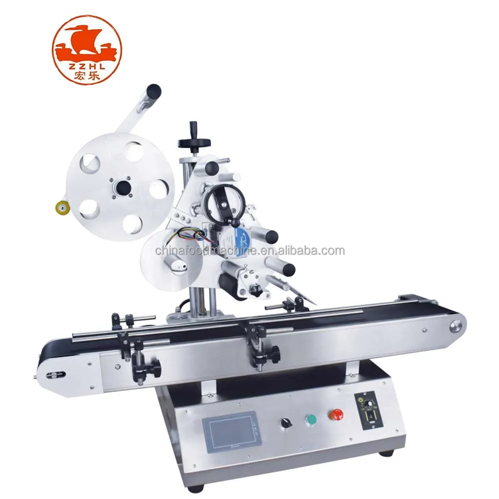 Industrial Desktop Auto-Up Flat Labeling Machine for Small Plastic ...