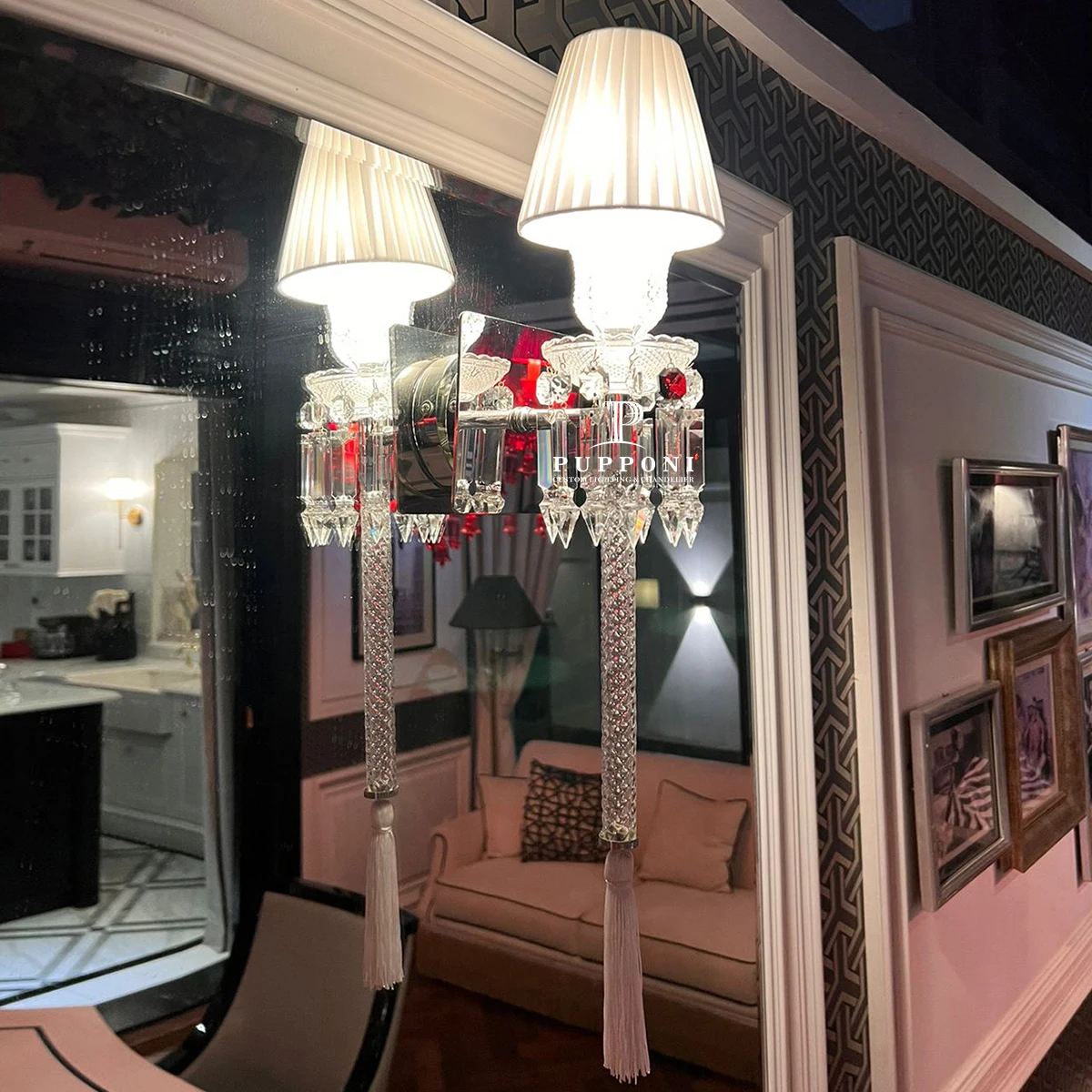 Classic Crystal E14 Luxury Wall Lamp Bedroom Decorative Wall Light ...