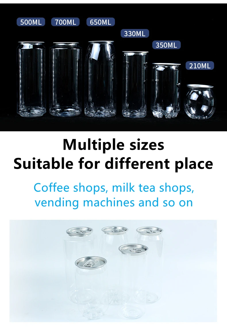 Transparent Soda Cans - Eco-Friendly Beverage Containers