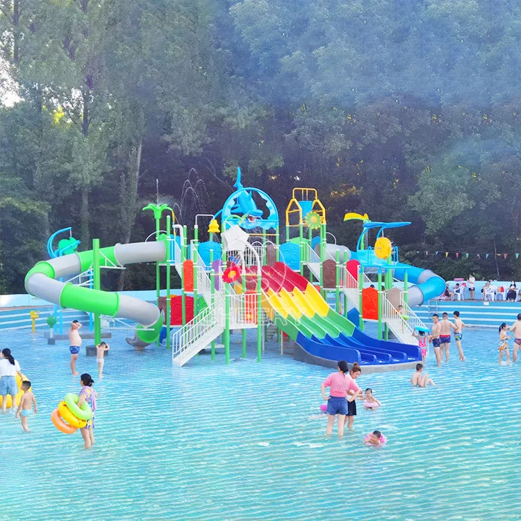Cheery Waterpark Slide - Durable & Fun Outdoor Entertainment
