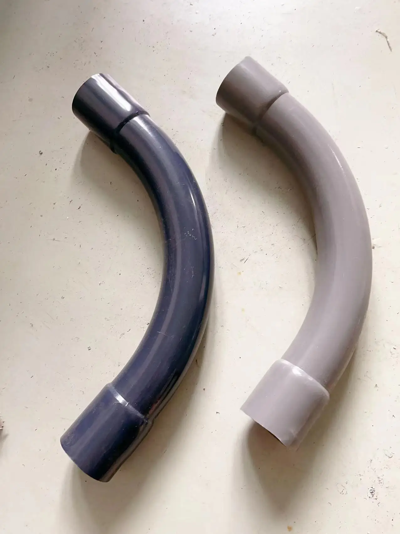 Crescent Moon Rigid PVC Electrical Conduit Pipe Fittings 45/90 Degree ...