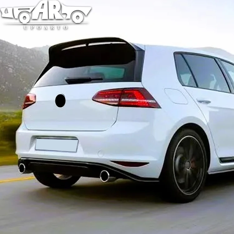 HS Car Spoiler Extension Ducktail Carbon Accessories for VW Golf 7 GTI R