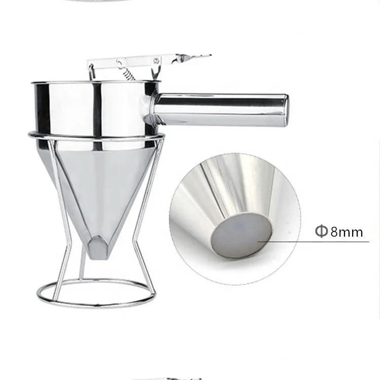 1.2l Stainless Steel Separating Funnel Hand-held Wax Funnel Wax ...