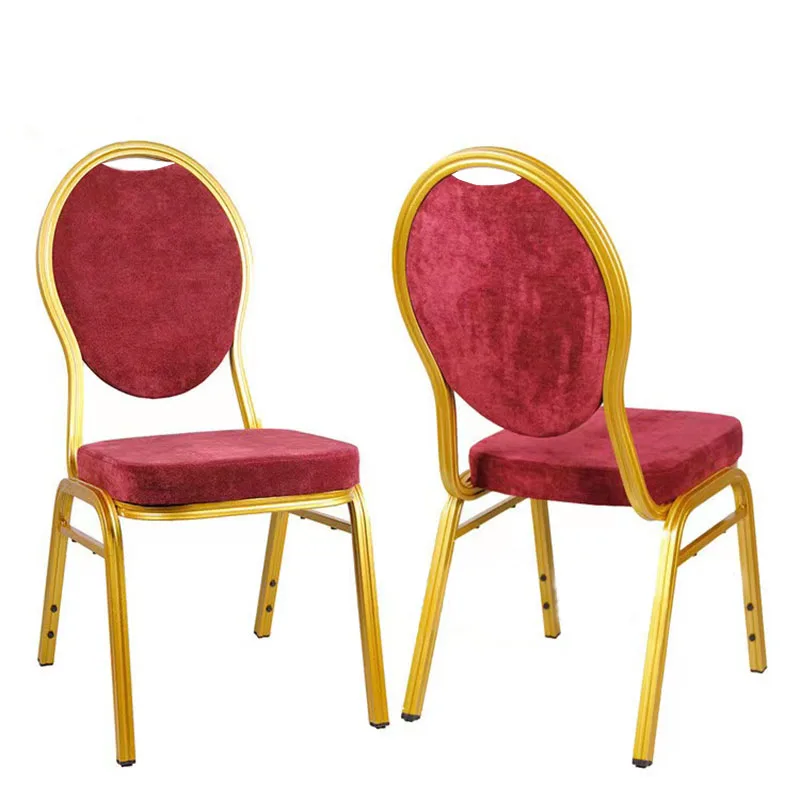 Hotel Chair Wedding And Event Stacking Chair Metal Iron Steel Banquet ...